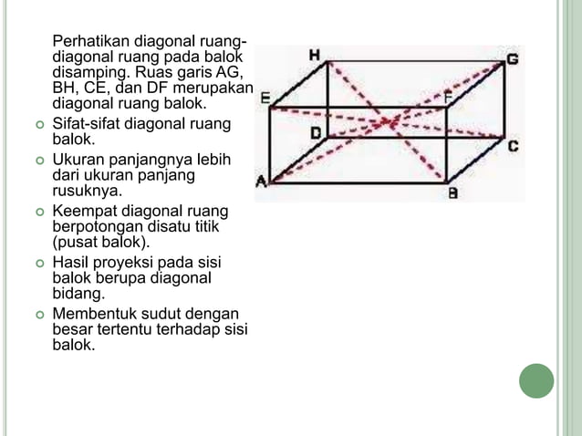 DIAGONAL BIDANG, DIAGONAL RUANG DAN BIDANG DIAGONAL.pptx