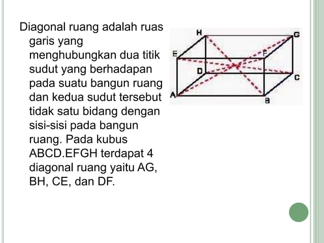 DIAGONAL BIDANG, DIAGONAL RUANG DAN BIDANG DIAGONAL.pptx