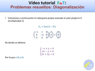 Diagonalización 01 | PPTX