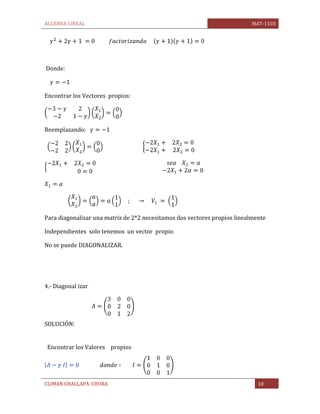 DIAGONALIZACION DE MATRICES | PDF