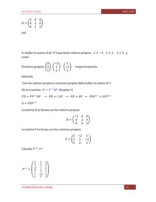 DIAGONALIZACION DE MATRICES | PDF