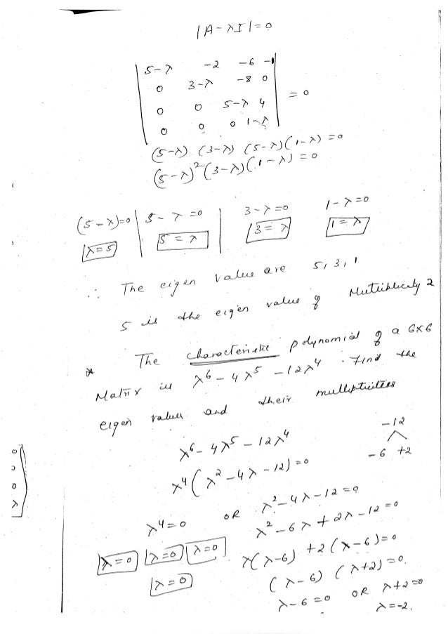 Diagonalization Linear Algebra Notes