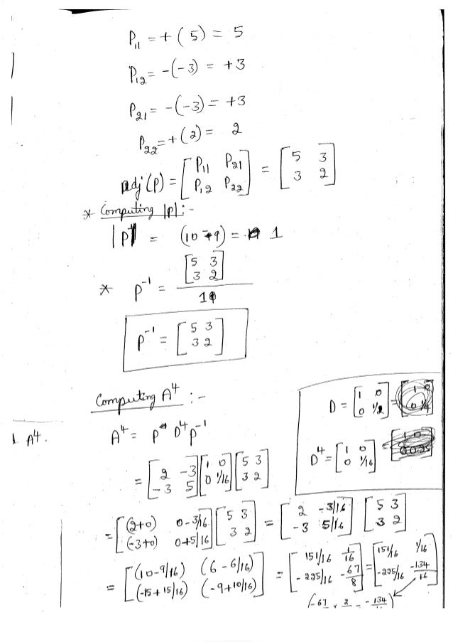 Diagonalization Linear Algebra Notes