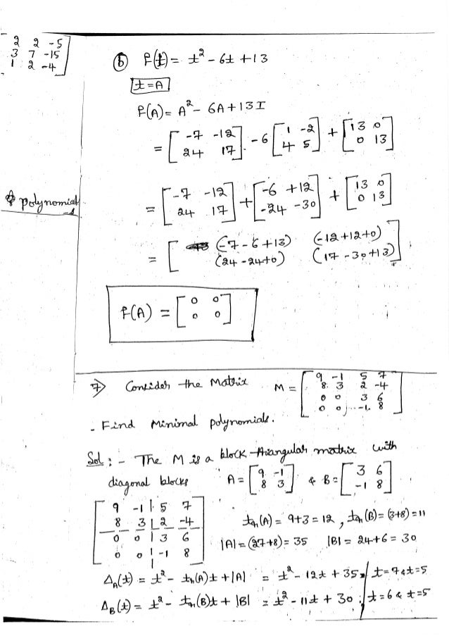 Diagonalization Linear Algebra Notes
