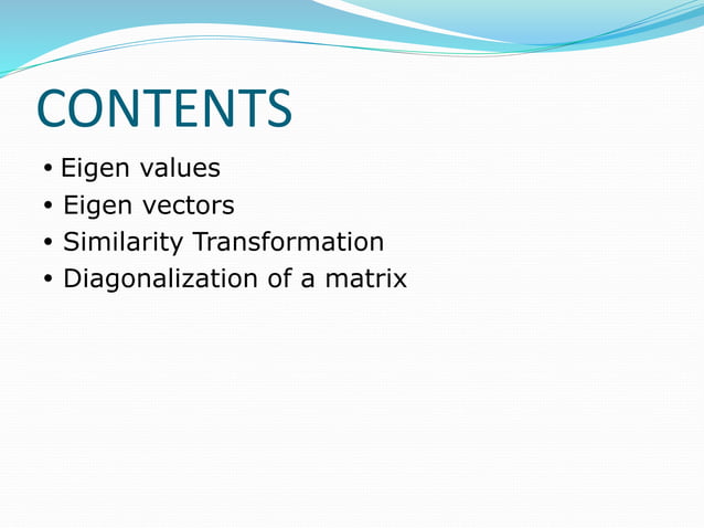 Diagonalization of matrix | PPTX | Physics | Science