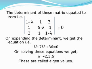 Diagonalization of matrix | PPT