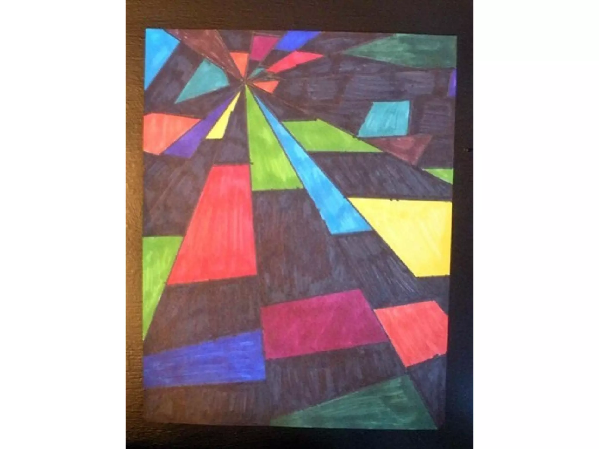 Diagonal line design and color theory | PPT