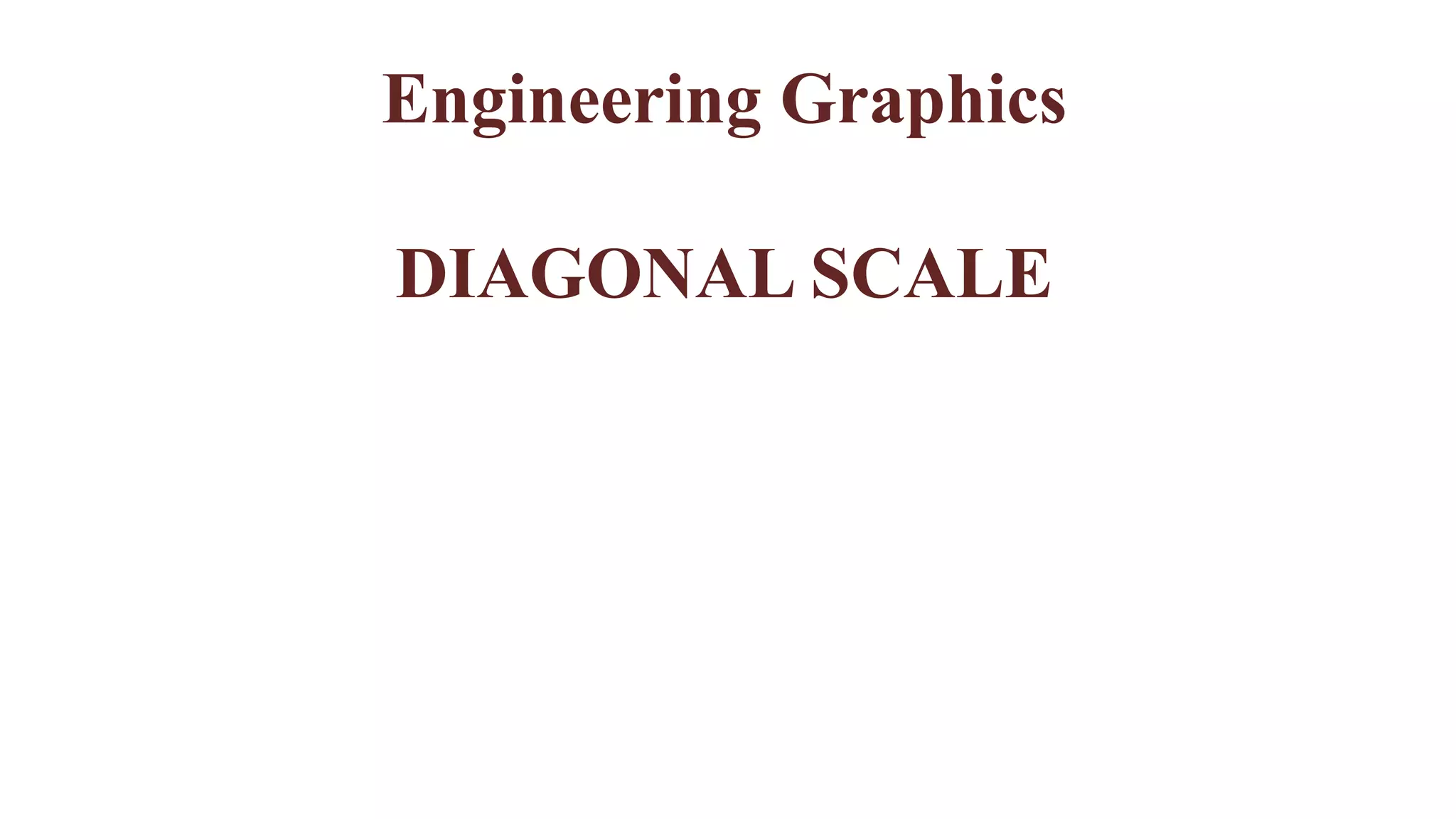 Diagonal scale | PPT