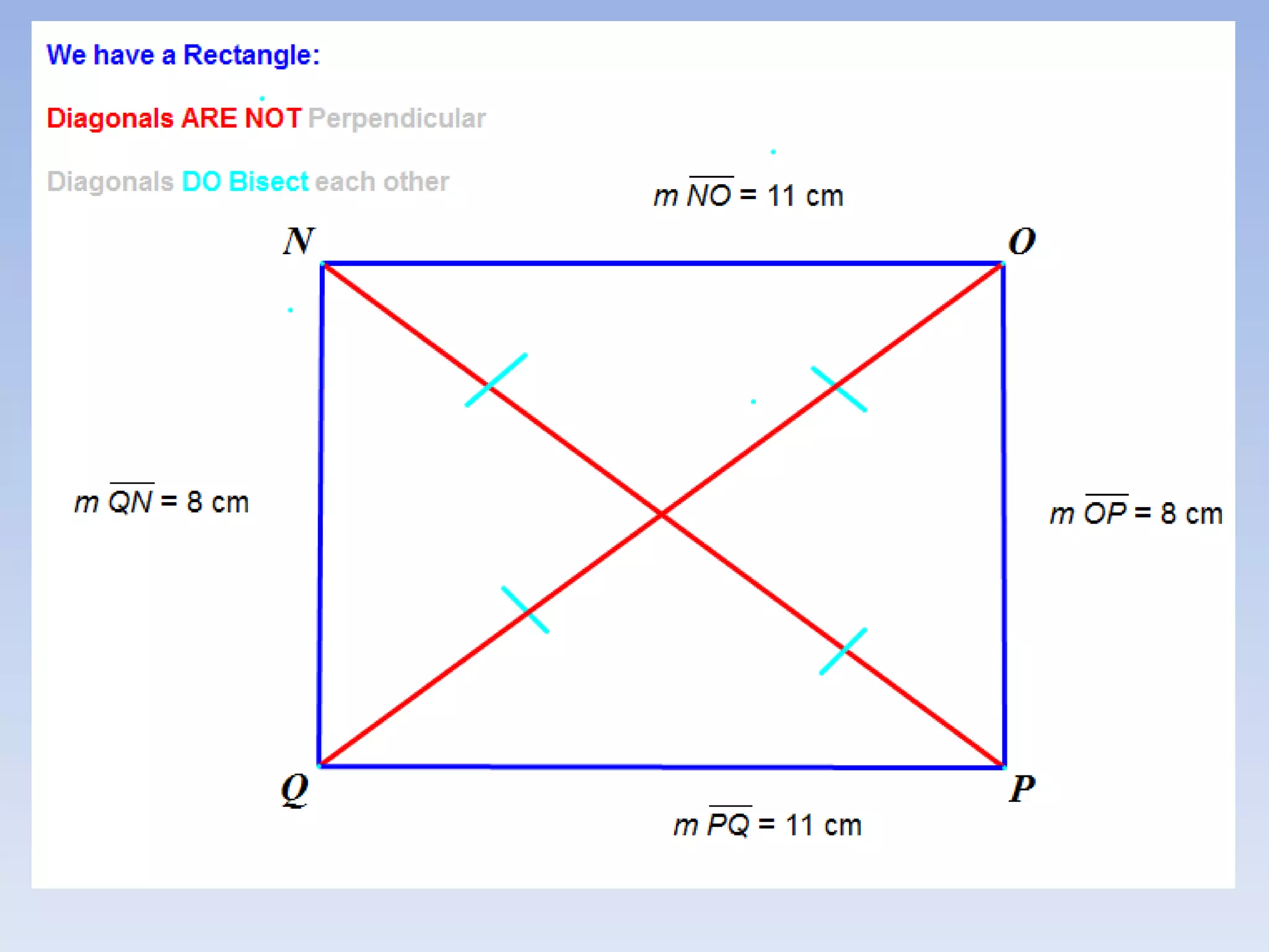 Diagonals of quadrilaterals | PPT
