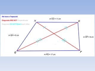 Diagonals of quadrilaterals | PPT