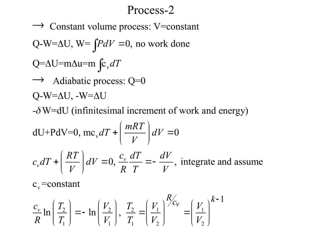 Thermodynamics process in mechanical engineering | PPT