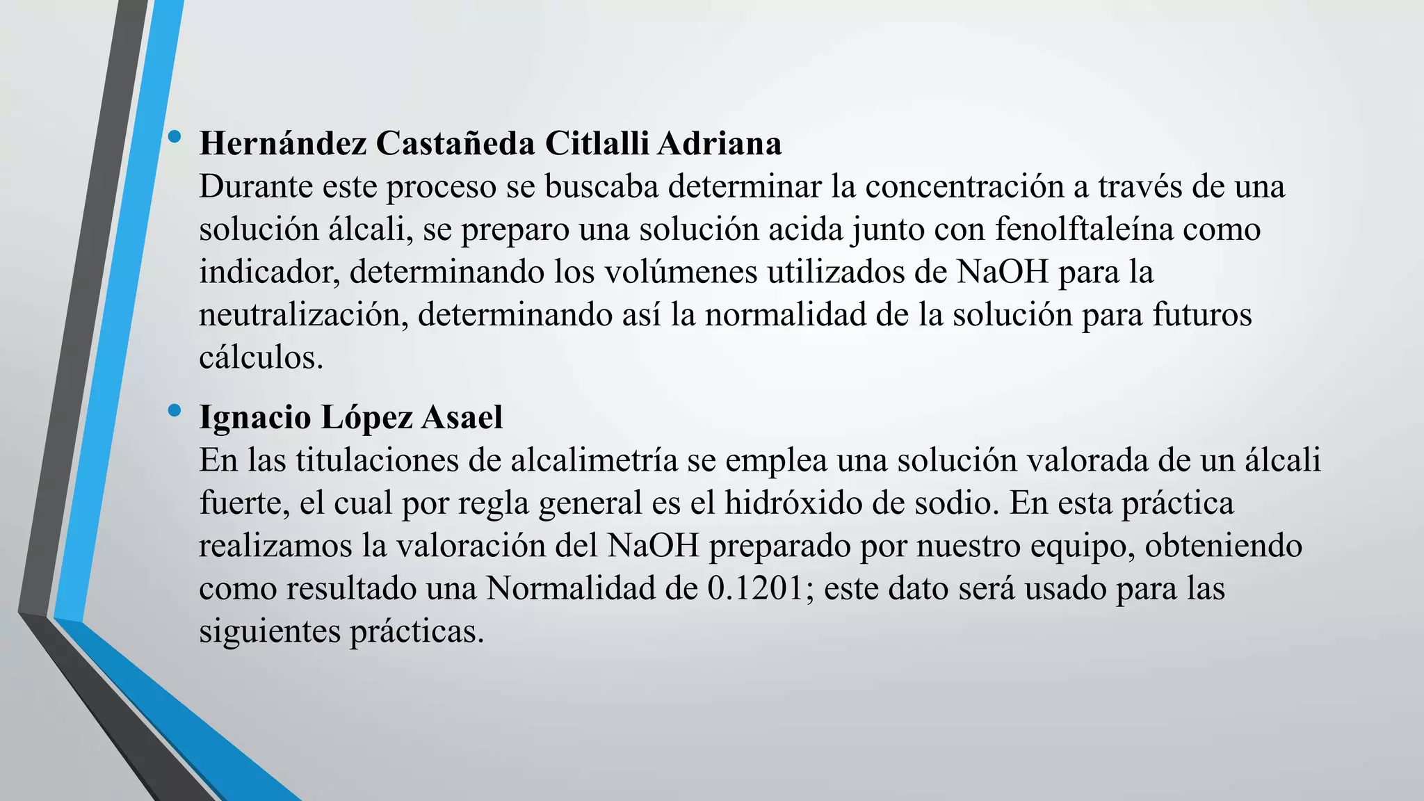 Practica #3 Química Analítica Equipo#6 "Alcalimetria" | PPTX