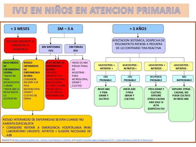 DIAGRAMA DE ACTUACION EN IVU EN NIÑOS