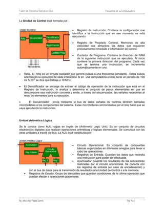 Diagrama de bloques de una computadora | PDF