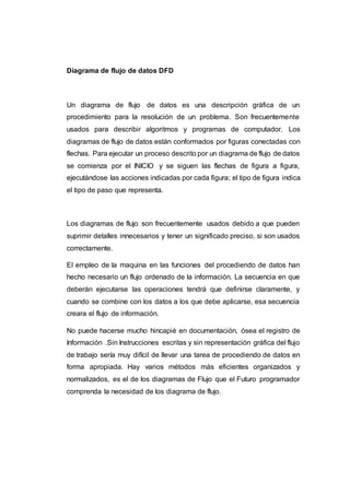 Diagrama de flujo de datos dfd | DOCX
