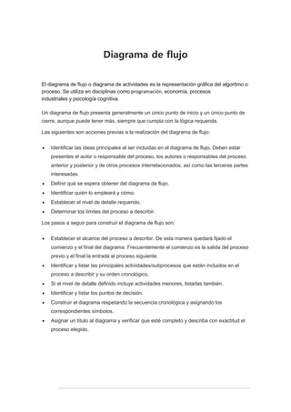 Diagrama de flujos | DOCX | Computing | Technology & Computing