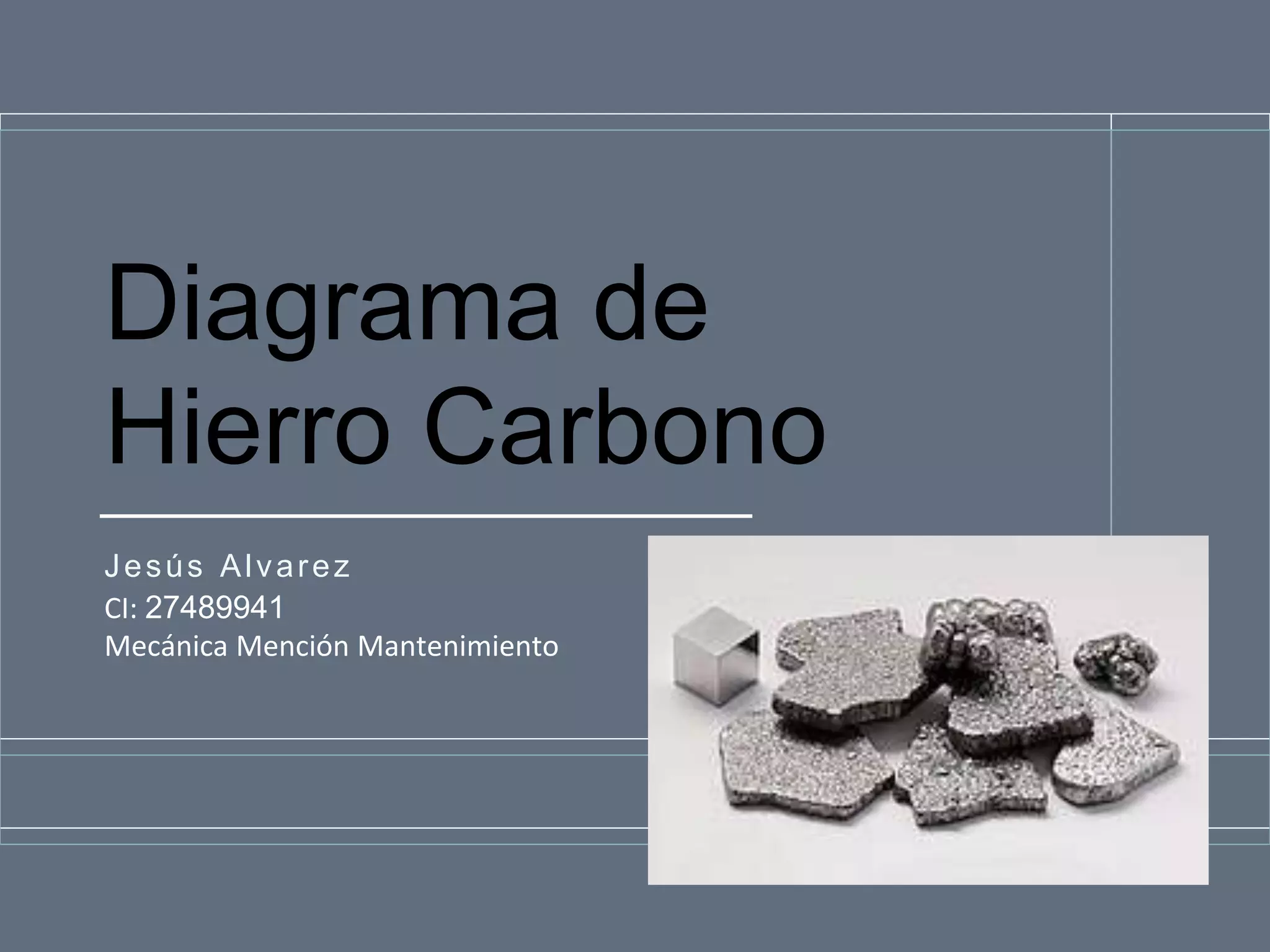 Diagrama de hierro carbono | PPTX