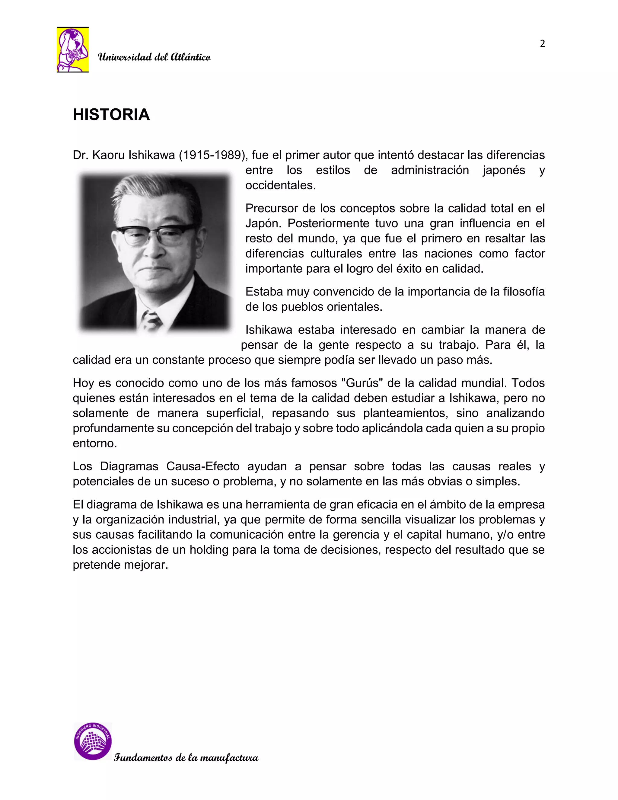 Diagrama de Ishikawa | PDF