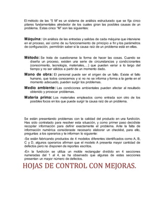 DIAGRAMA DE ISHIKAWA | DOCX