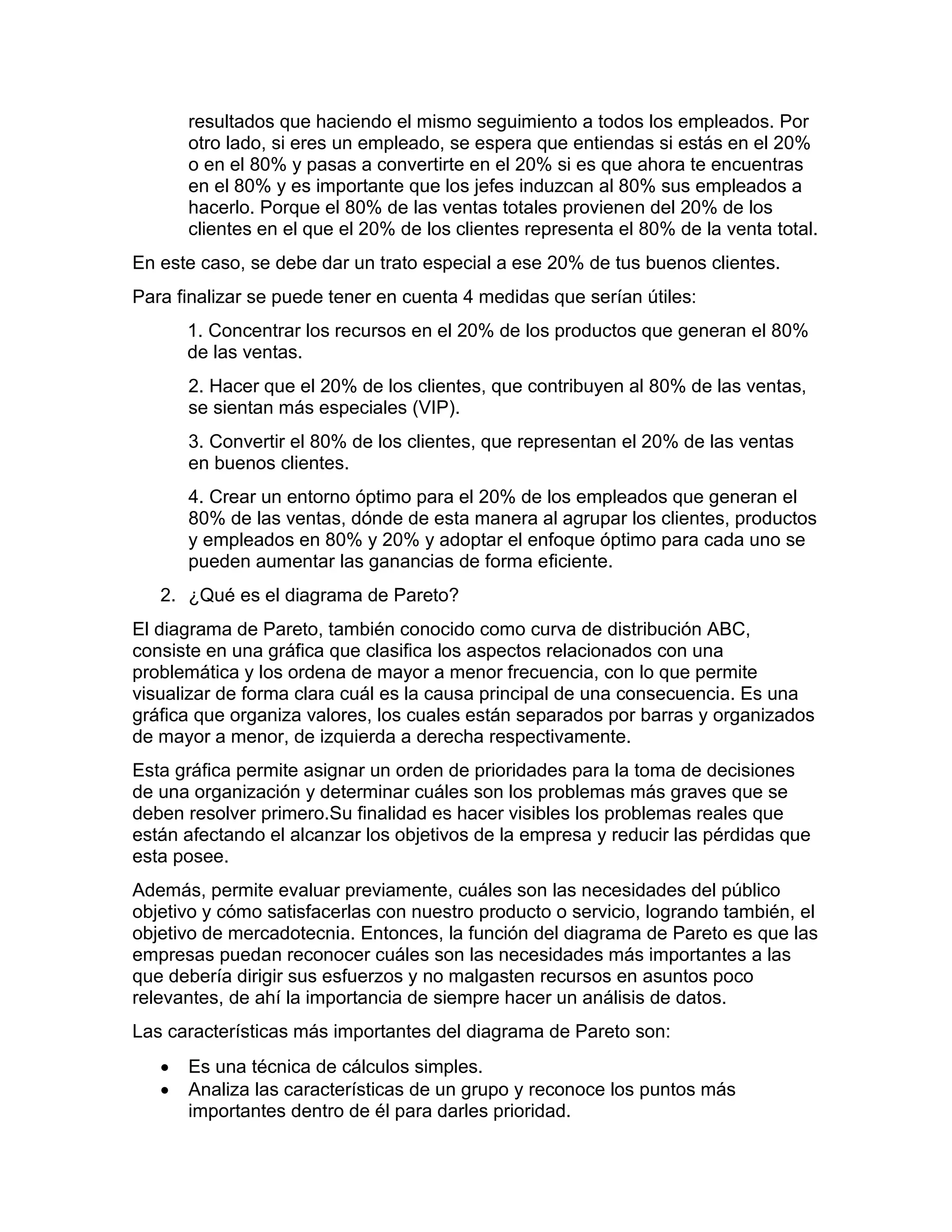 Diagrama de Pareto. explicación de tema general | PDF