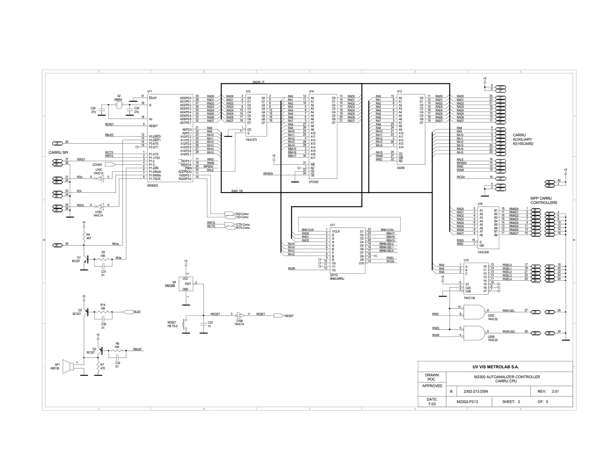 Diagrama Electrónico y de Conexiones Analizador de Química Automatizado ...