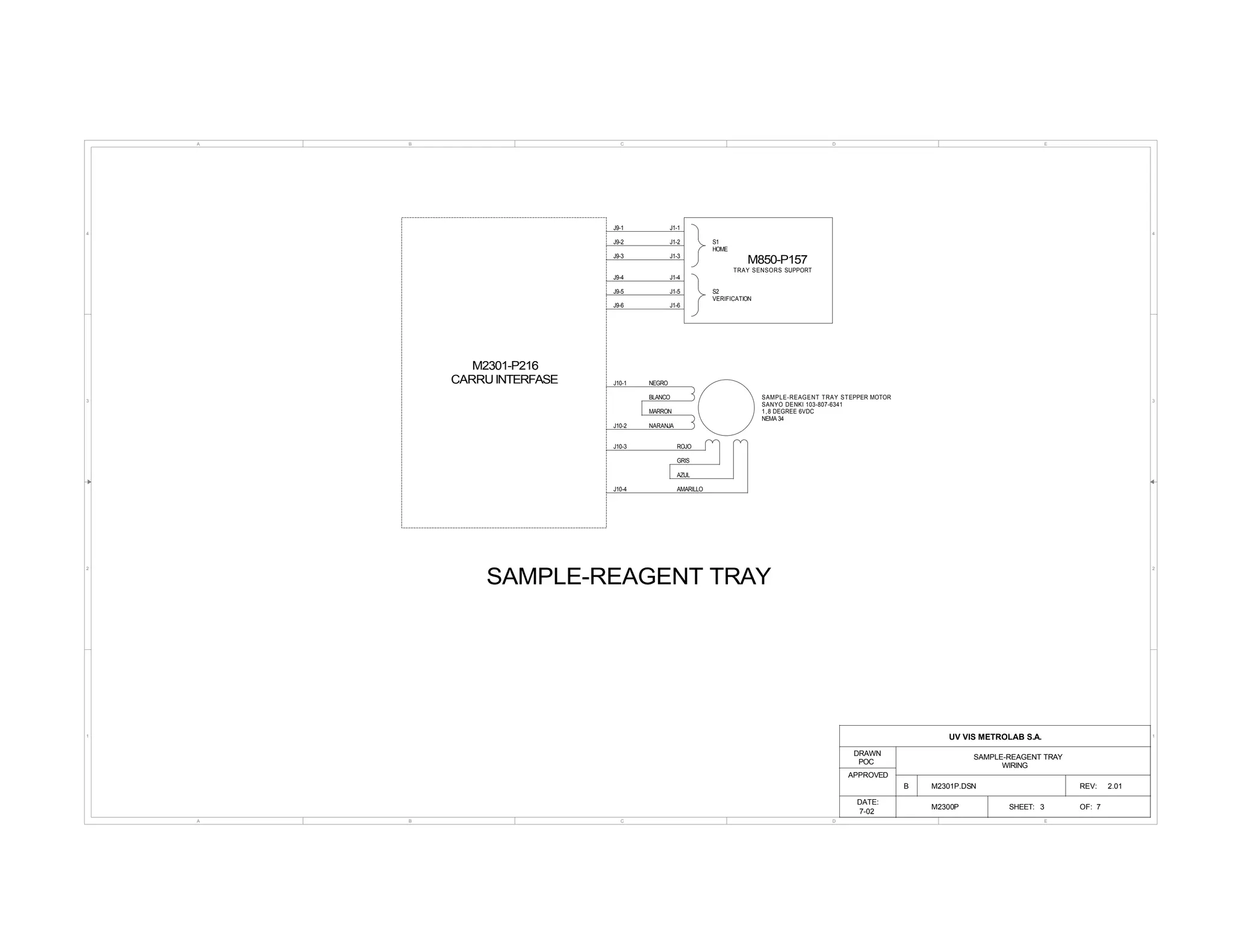 Diagrama Electrónico y de Conexiones Analizador de Química Automatizado ...