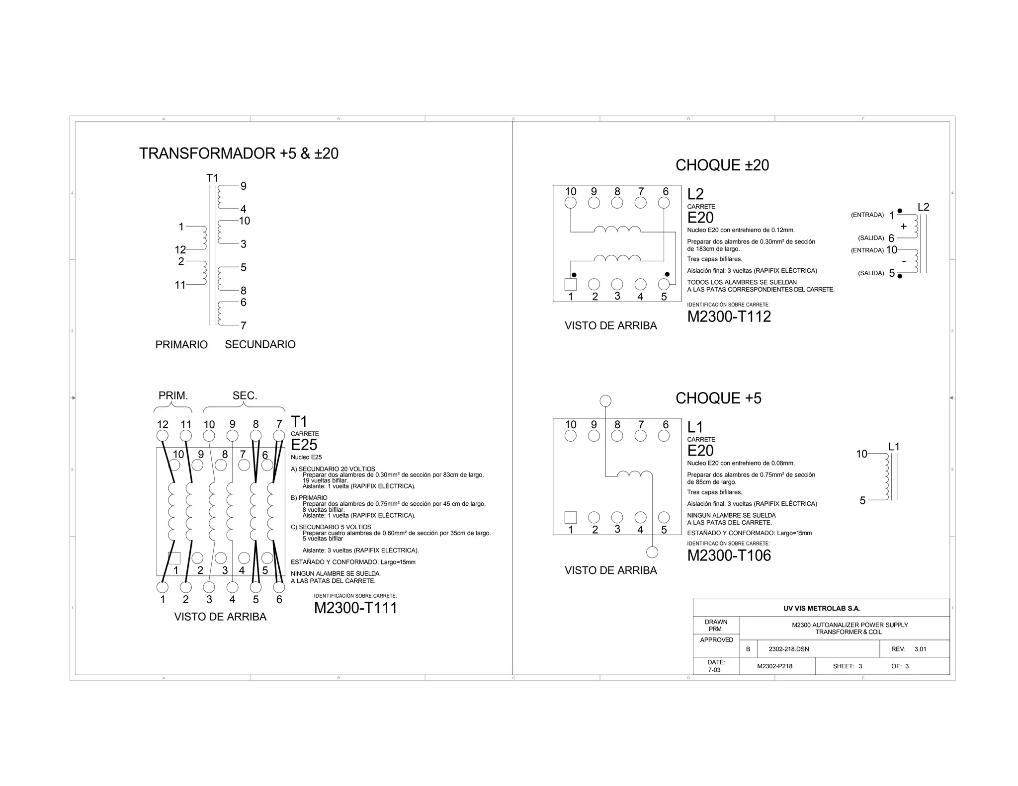 Diagrama Electrónico y de Conexiones Analizador de Química Automatizado ...