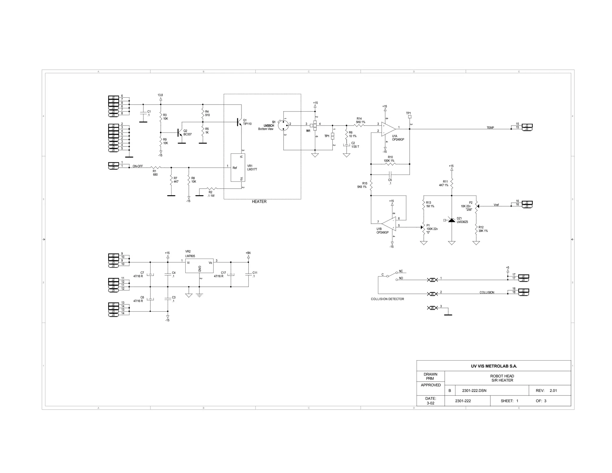 Diagrama Electrónico y de Conexiones Analizador de Química Automatizado ...