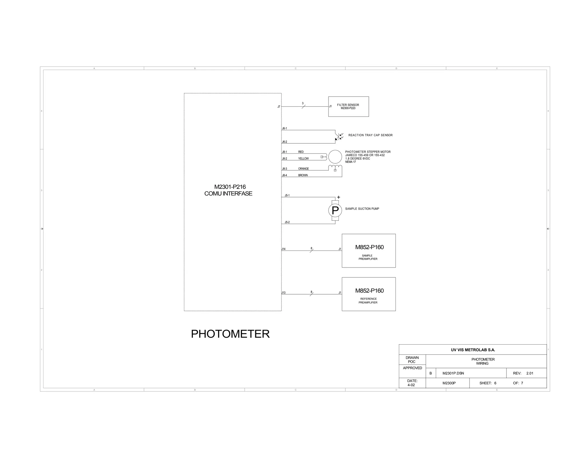 Diagrama Electrónico y de Conexiones Analizador de Química Automatizado ...