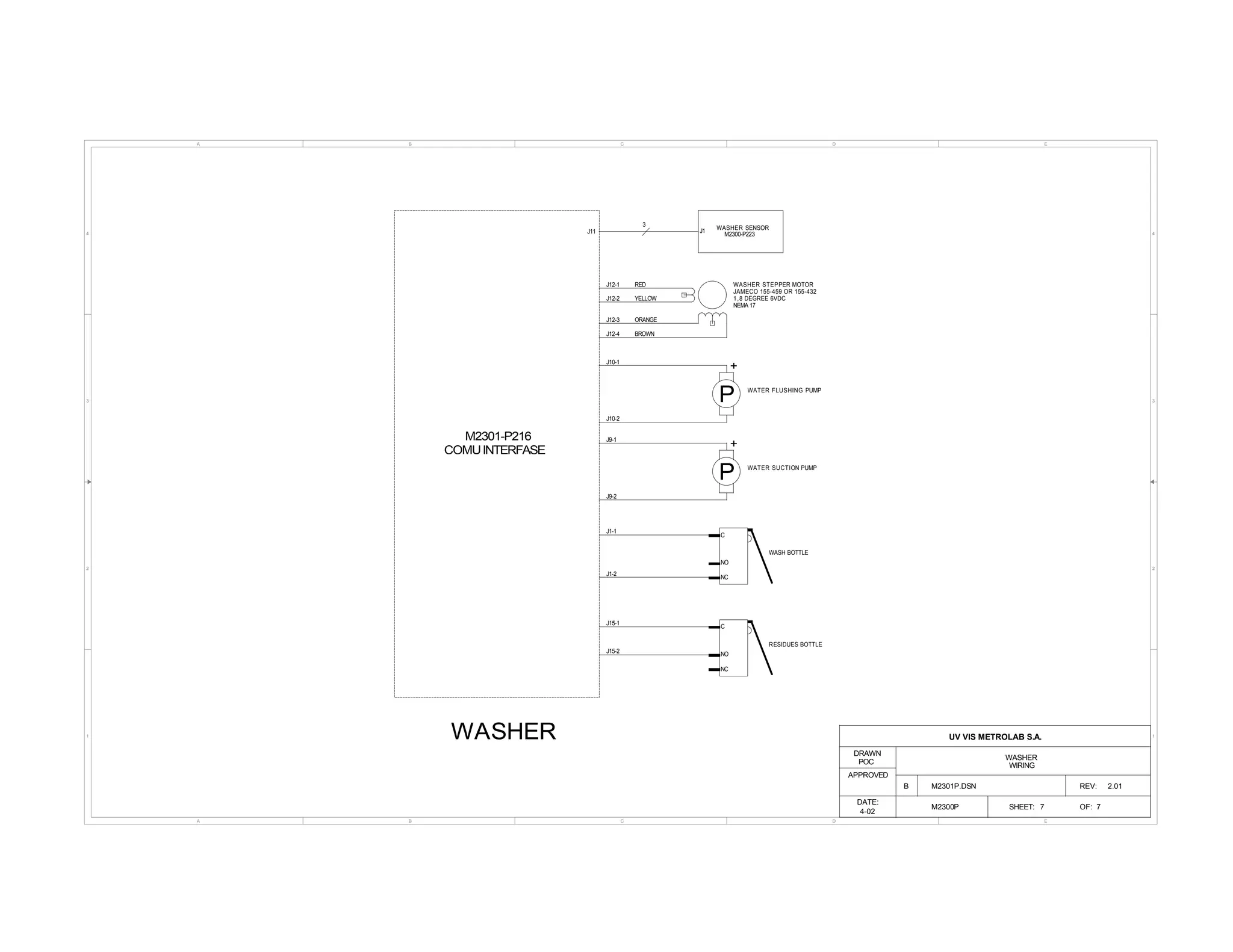 Diagrama Electrónico y de Conexiones Analizador de Química Automatizado ...