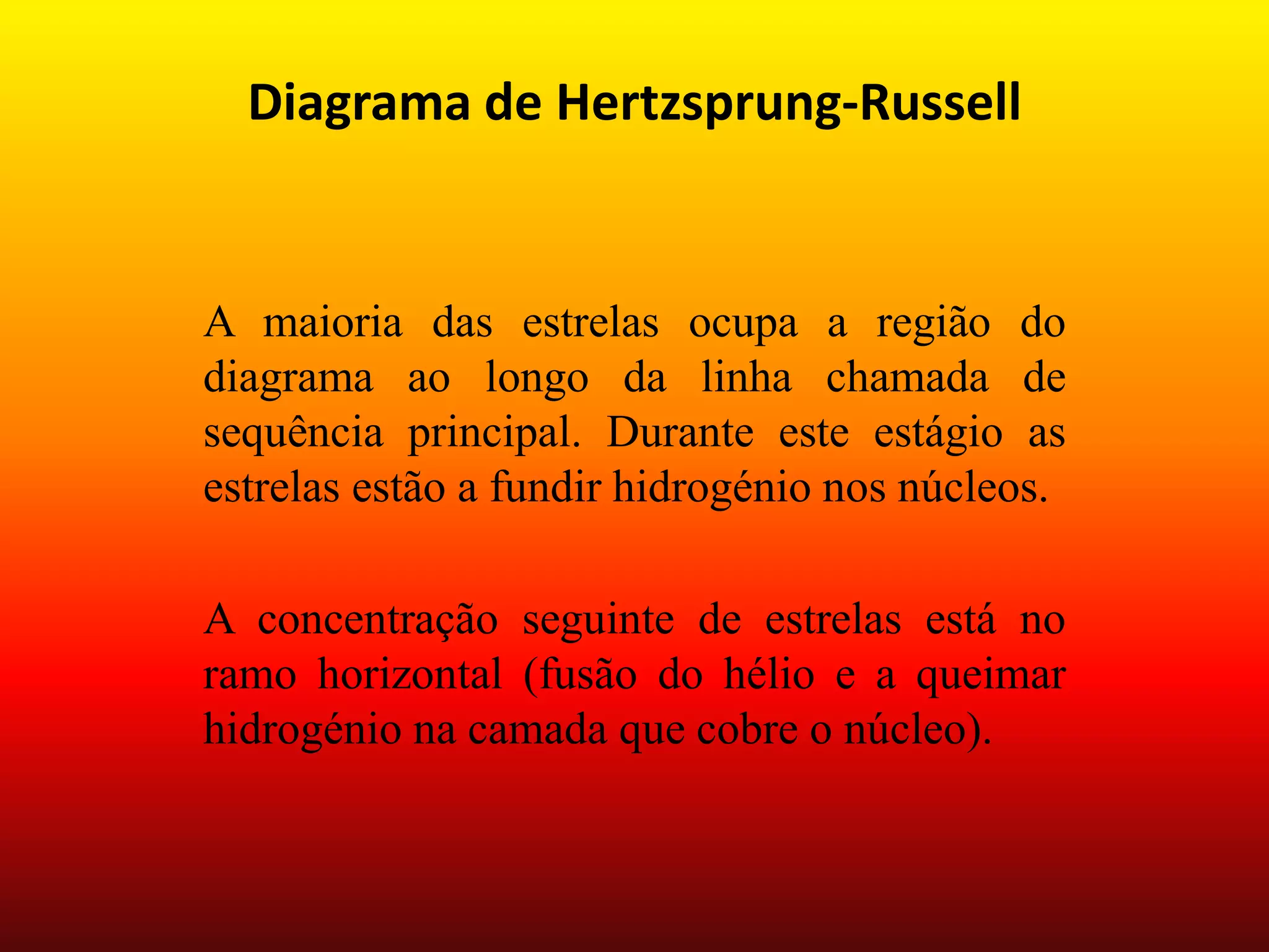 Diagrama hertzsprung russell | PPSX