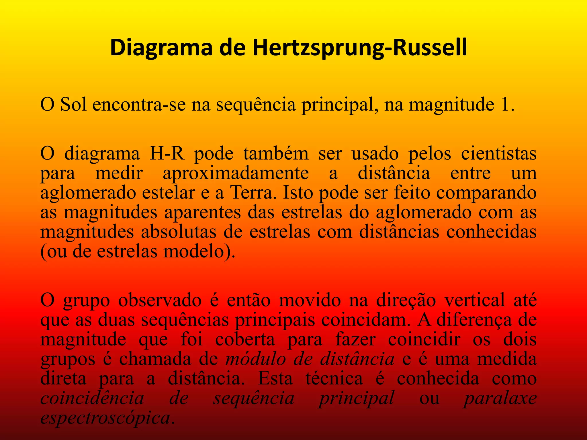Diagrama hertzsprung russell | PPSX