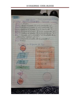 10 Diagramas en CODE::BLOCKS | DOCX
