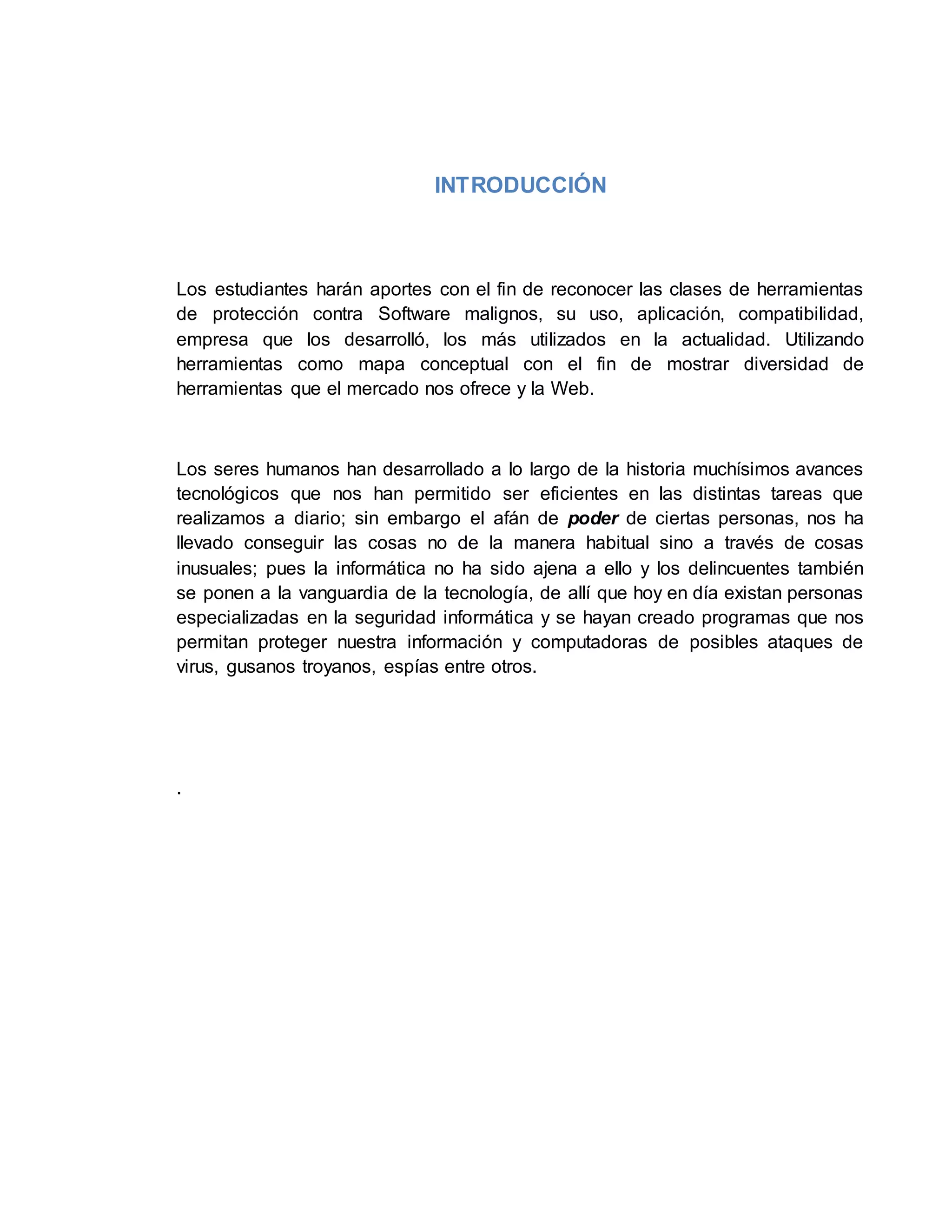Diagrama sobre antivirus | DOCX