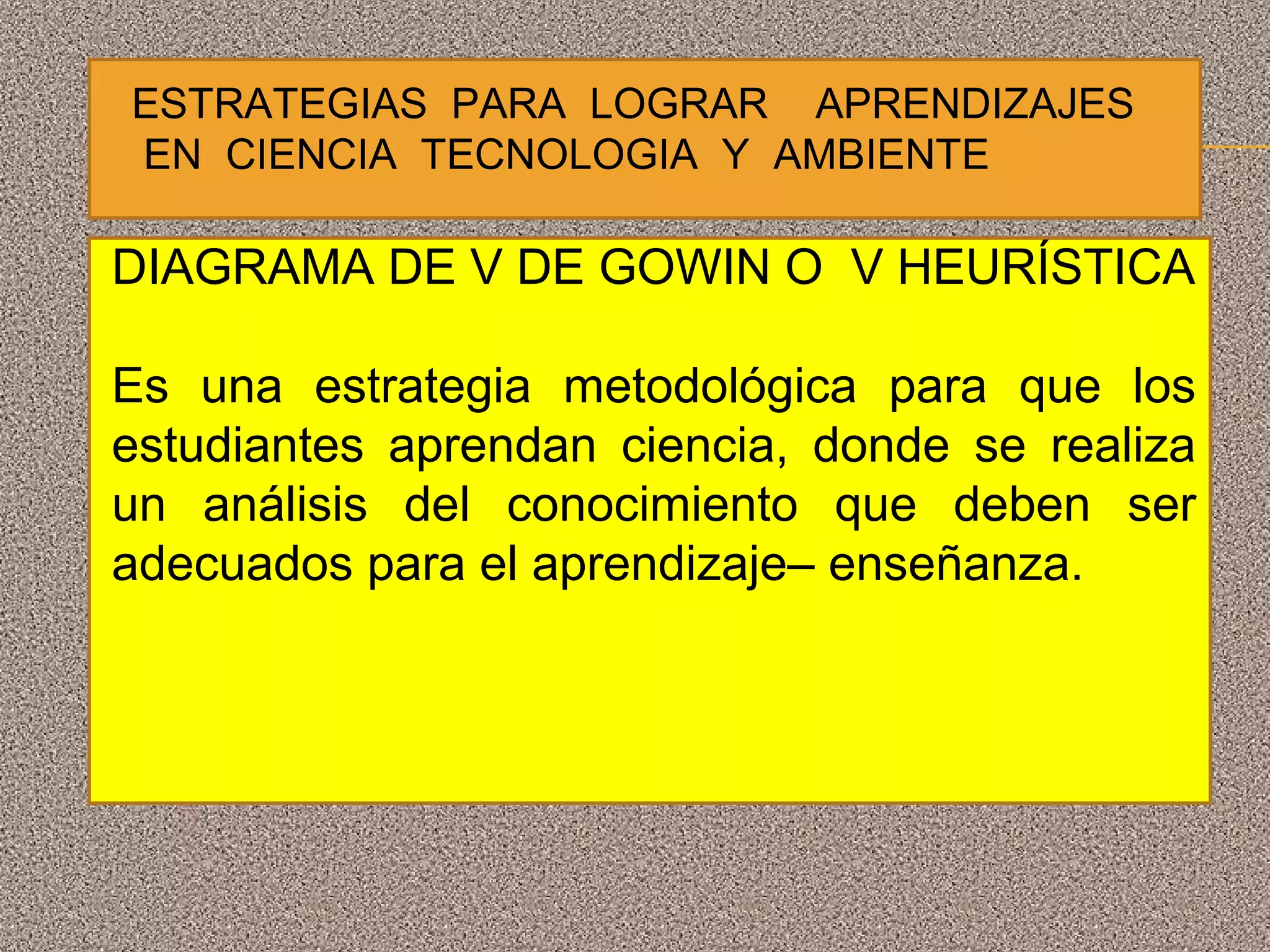 Diagrama v gowin | PPT