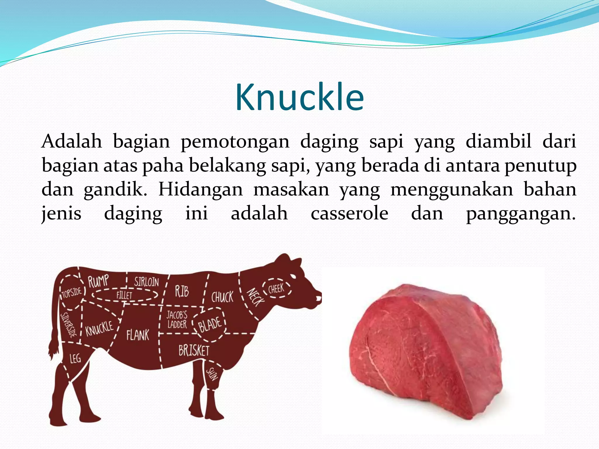 Jenis Potongan Daging Sapi | PPTX