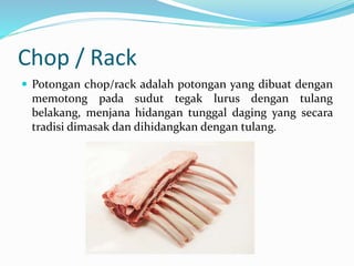 Jenis Potongan Daging Sapi | PPTX