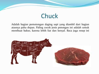 Jenis Potongan Daging Sapi | PPTX
