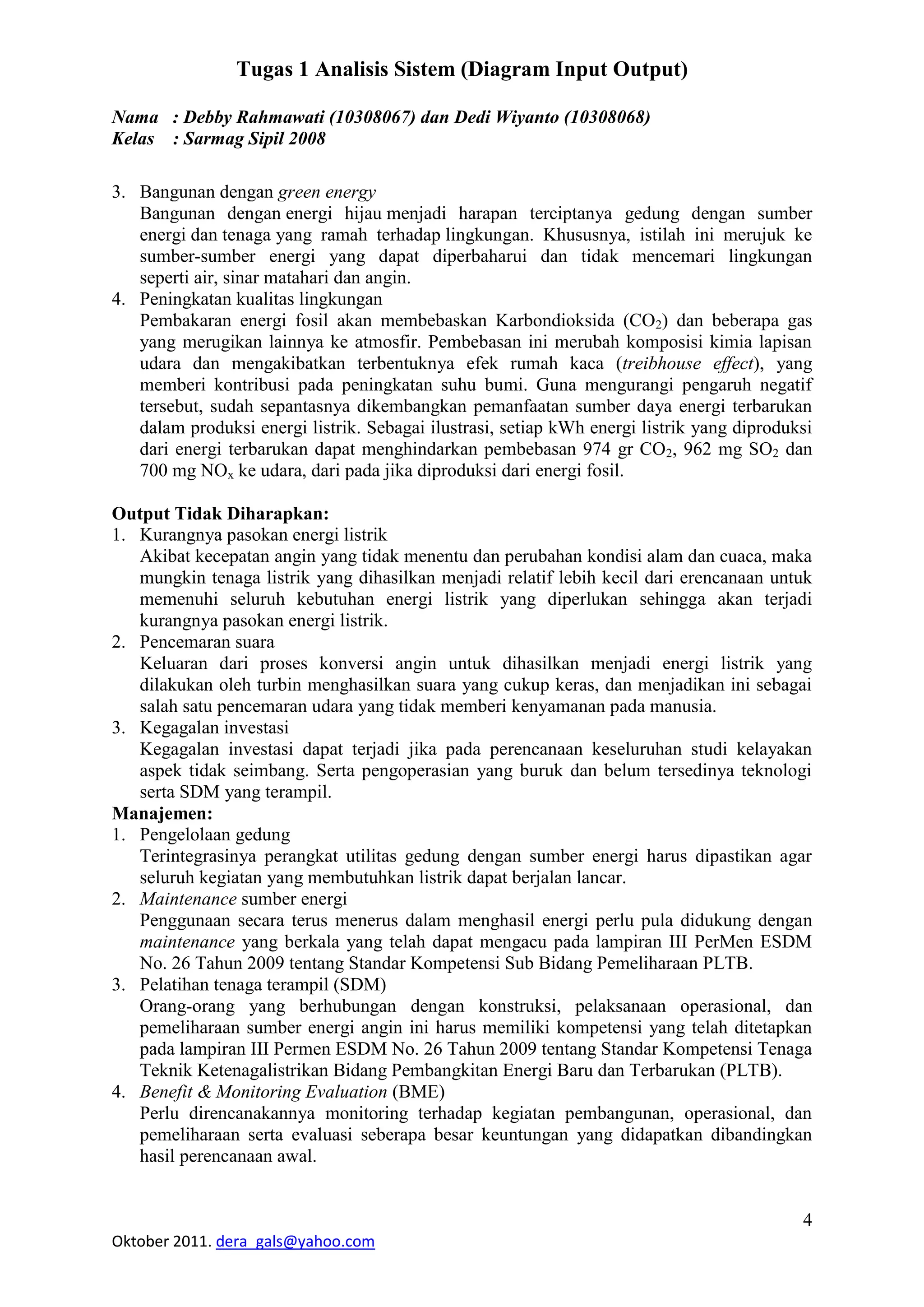 Diagram black box input output sistem perencanaan gedung apartemen ...