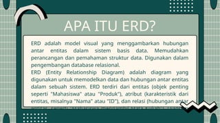 Diagram Entity Relationshippppp (ERD).pptx | Free Download