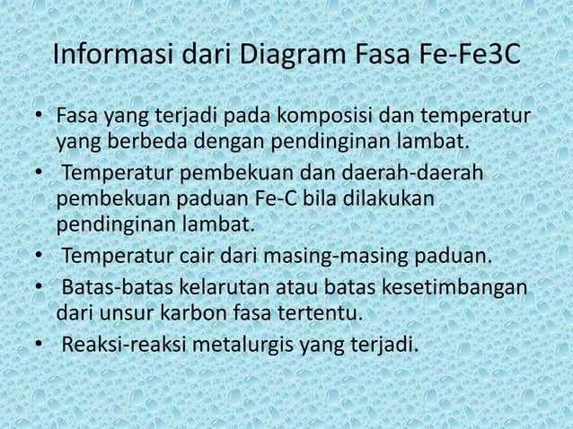 Diagram fasa fe fe3 c | PPTX