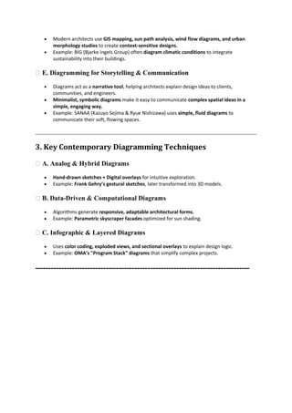 what is Diagram and Diagramming in Architecture | PDF