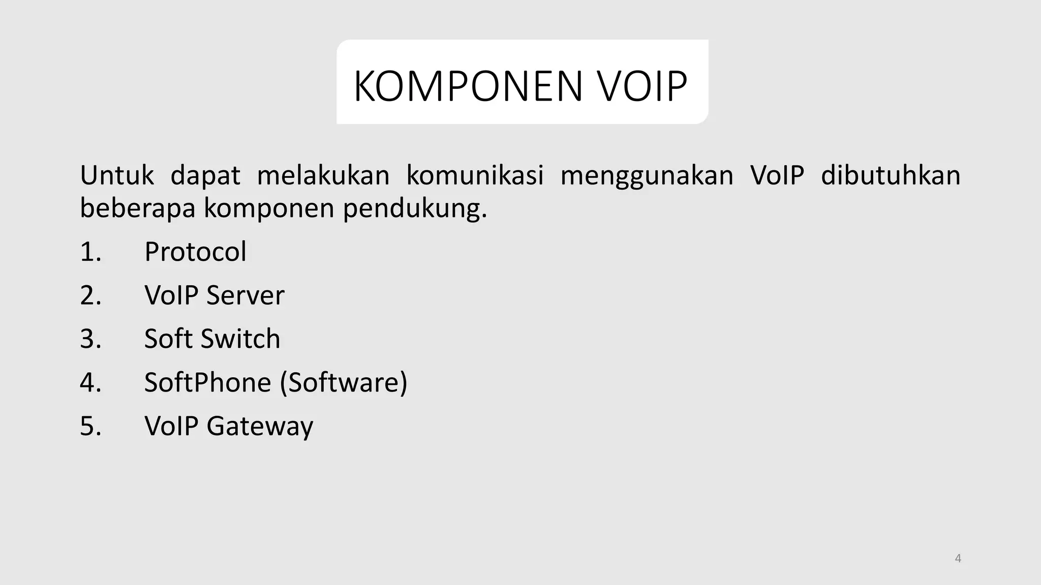 Diagram komunikasi voip | PPTX