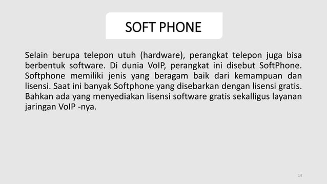 Diagram komunikasi voip | PPTX