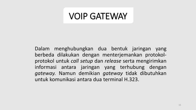 Diagram komunikasi voip | PPTX