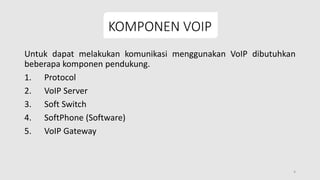 Diagram komunikasi voip | PPTX