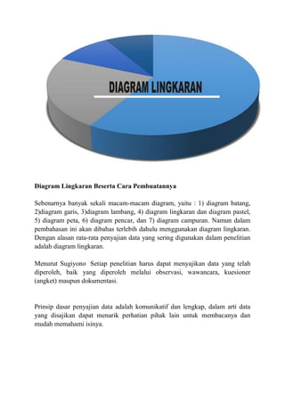 Diagram lingkaran beserta cara pembuatannya | PDF