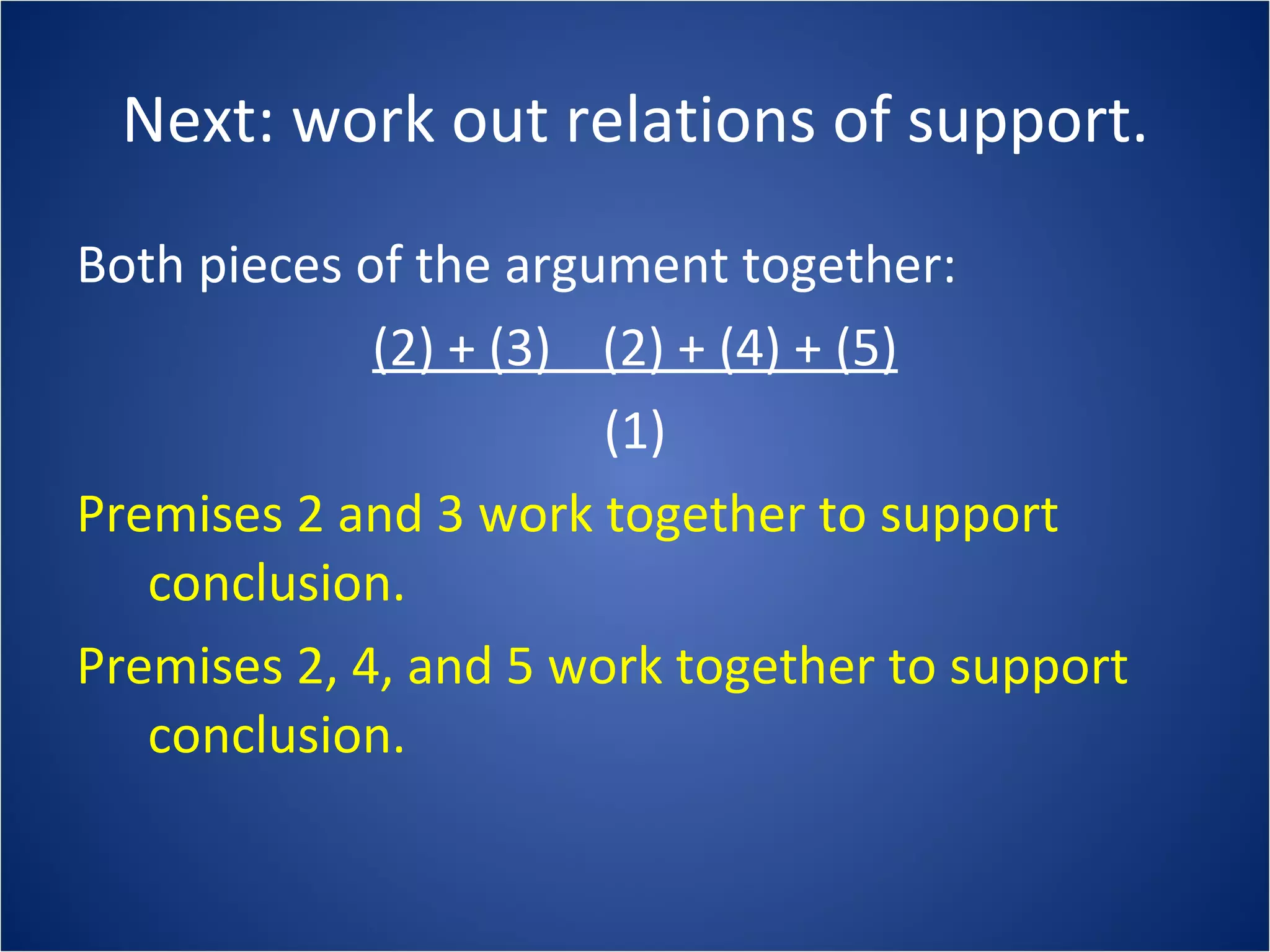 Diagramming arguments | PPT