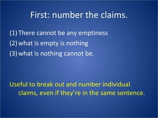 Diagramming arguments | PPT