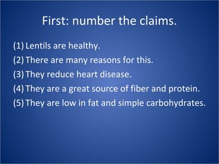 Diagramming arguments | PPT